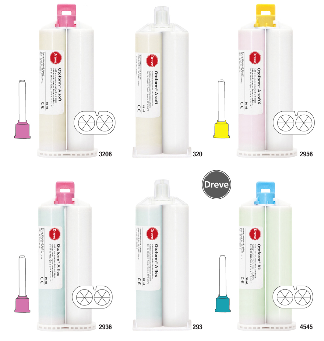 Audiologix - Hearing wellness - Otoform cartridges